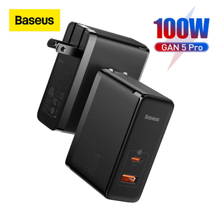 Baseus GaN 5ชาร์จ100วัตต์ USB Type C PD ชาร์จอย่างรวดเร็วด้วยค่าเร็ว4.0 ...