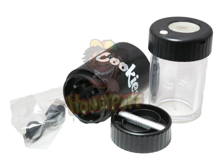【ส่งฟรีทั้งร้าน】😋Cookies Mag Jar With Herb Grinder And One Hitter ...