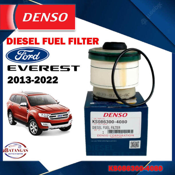 DENSO DIESEL FUEL FILTER FORD EVEREST 2.2/3.2 2013-2022 PN: KS086300 ...