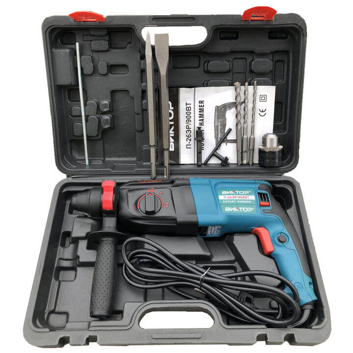 Máy khoan Nga Bnktop Hammer 900w - Máy Đục Bê Tông 3 chức năng - Bộ máy khoan đục đa năng ...