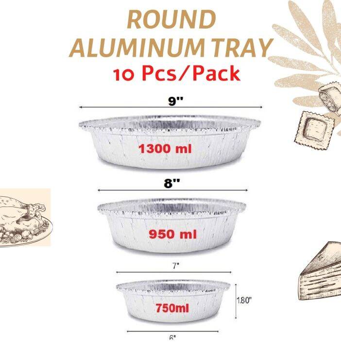 Round Aluminum Tray (10 Pcs) | Lazada PH