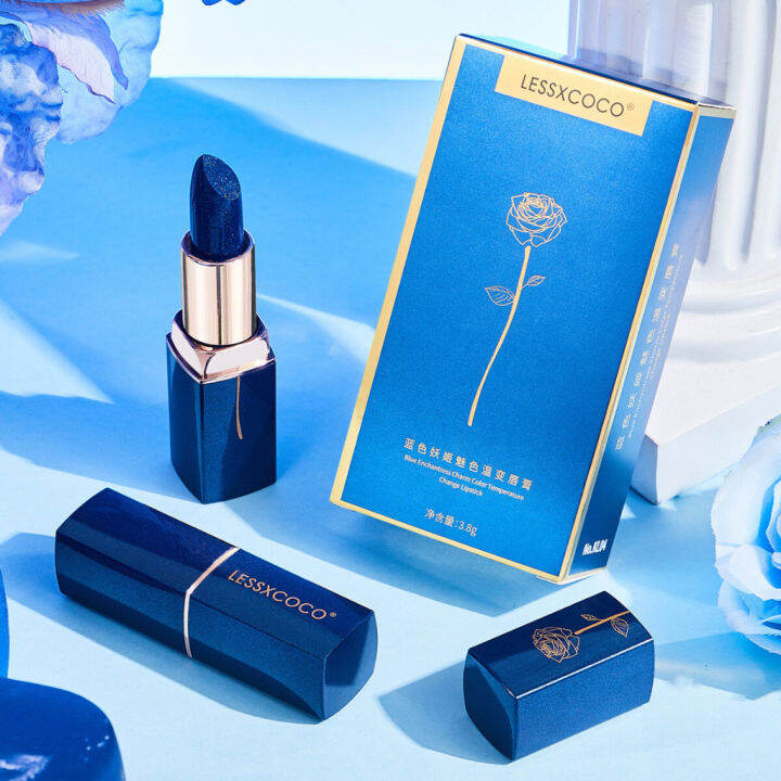 💕 1 แถม 1 Lessxcoco ลิปสติก เปลี่ยนสีได้ กันน้ํา ให้ความชุ่มชื้น No ...
