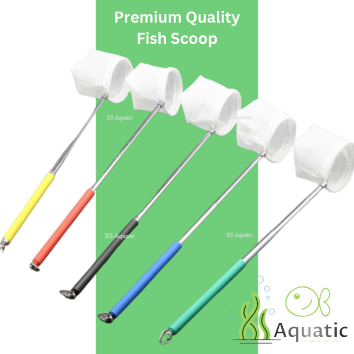Premium Quality Fish Net Scoop Sauk Bulat Ikan Guppy Laga Betta Jaring ...