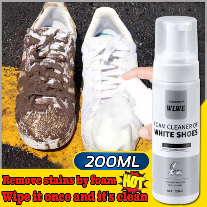 200ml shoe cleaner (shoe cleaner) shoe cleaner shoe polish white shoes ...