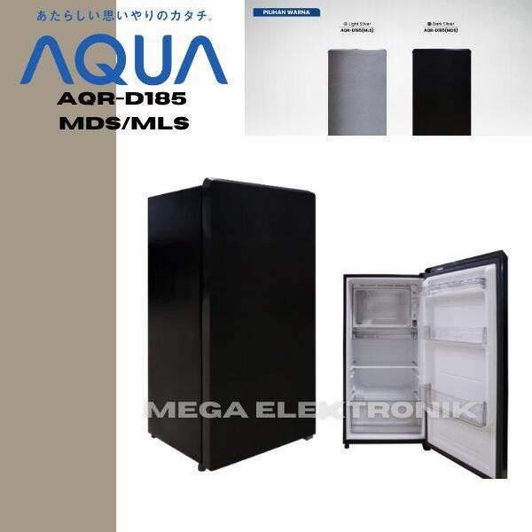 AQUA AQR-D185 MDS/MLS LEMARI ES KULKAS 1 PINTU 145Liter | Lazada Indonesia