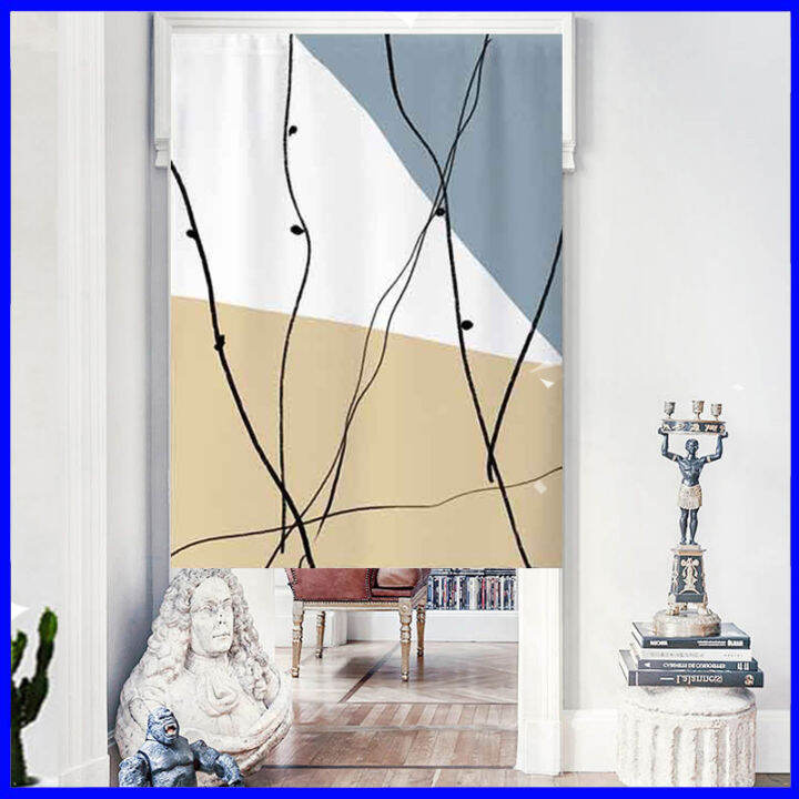 🎁Langsir Dapur Pintu Kitchen Restaurant Telescopic Rod Door Curtain ...