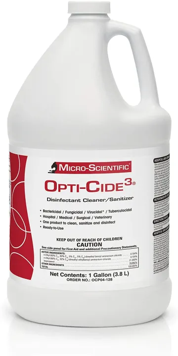 Micro-Scientific Opti-Cide3 Hospital Grade Disinfectant Cleaner and ...