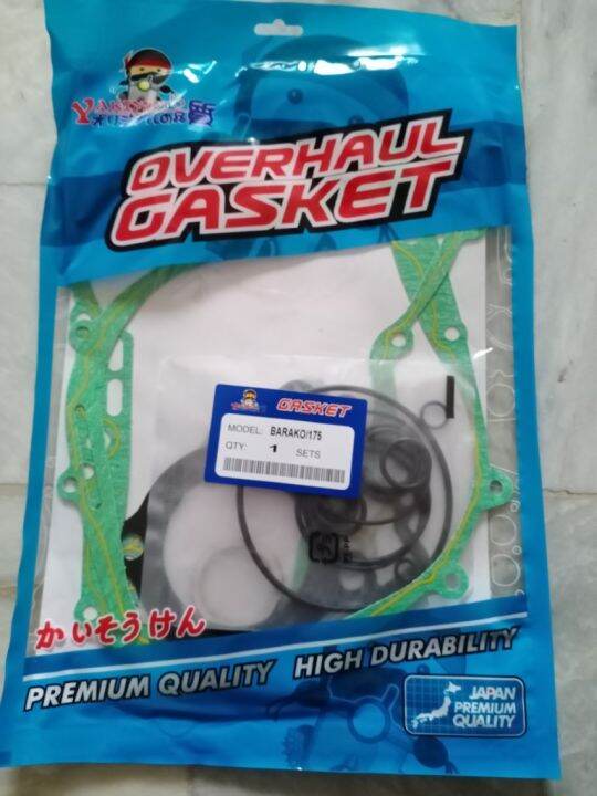 Kawasaki Barako 175 Motorcycle Complete Engine Overhauling Gasket Set ...