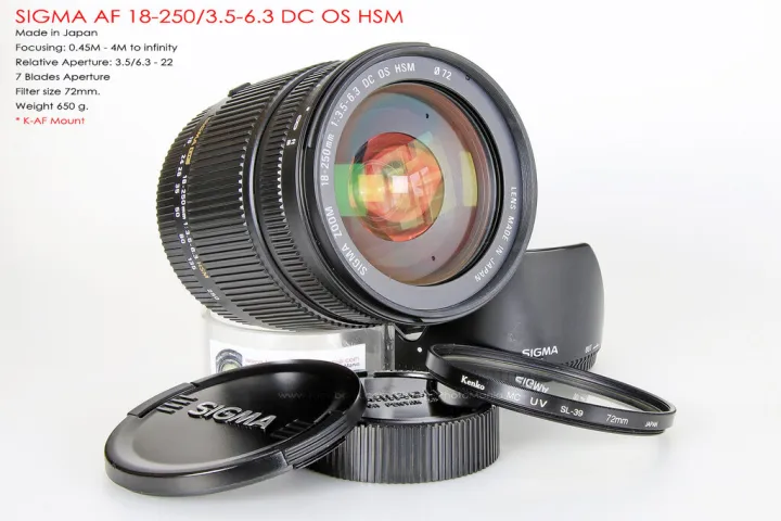 Sigma AF 18-250/3.5-6.3 DC OS *K-AF Mount | Lazada.co.th