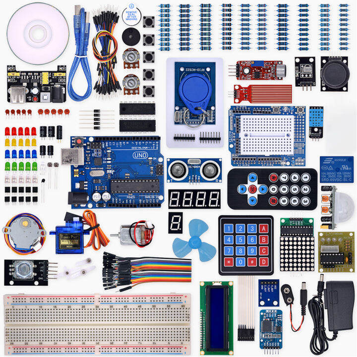 Aideepen UNO R3 Project Complete Starter Kit Official Motherboard ...