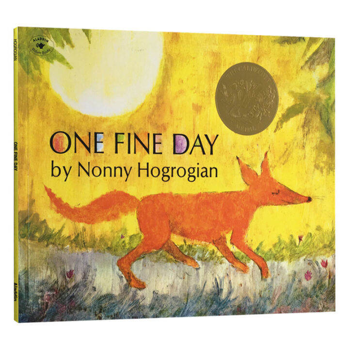 English original picture book one fine day children's English ...