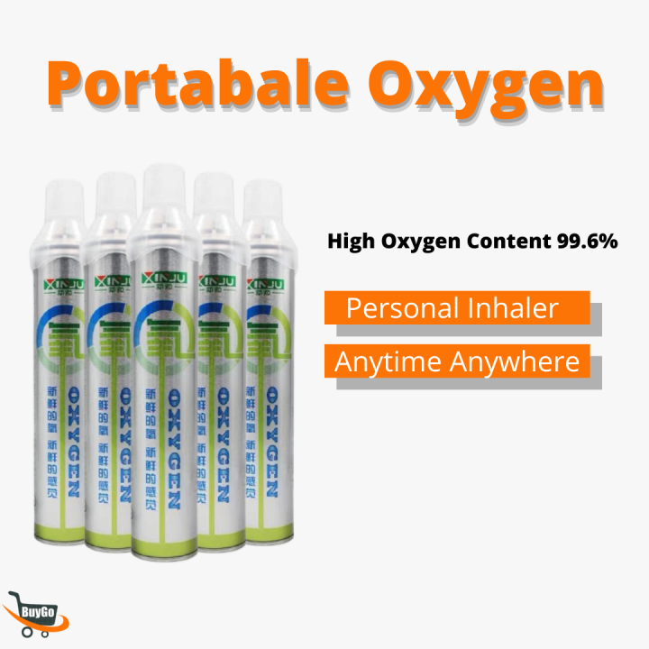 Portable Oxygen Inhaler 1000ml Oxygen Gas Oksigen Penafasan Portable ...