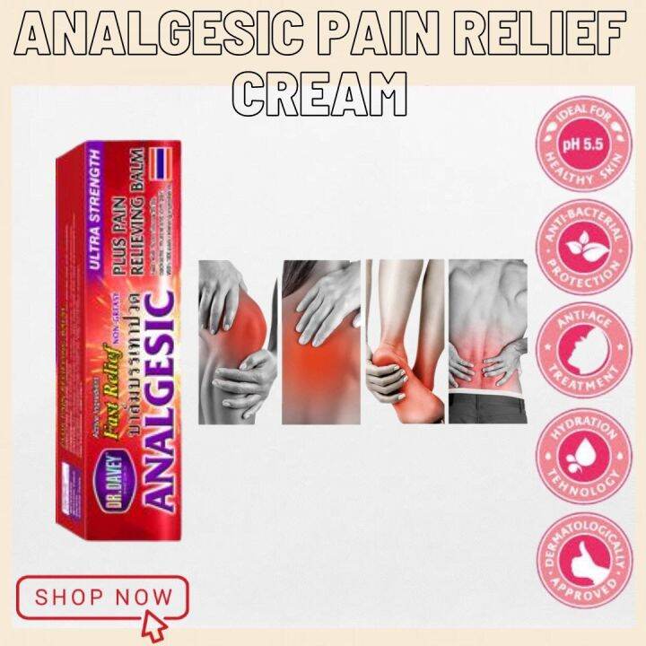 Analgesic Body Pain Reliver Fast Relief Cream 120G | Lazada PH