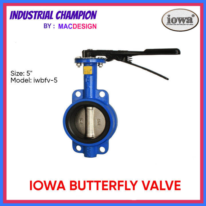 IOWA BUTTERFLY VALVE MACDESIGN HOME (OFFICIAL SELLER) | Lazada PH