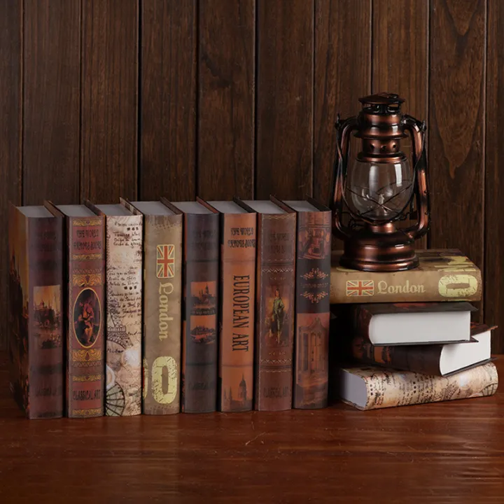 American Retro Fake Book Simulation Prop Books Cafe Ho Props Model ...