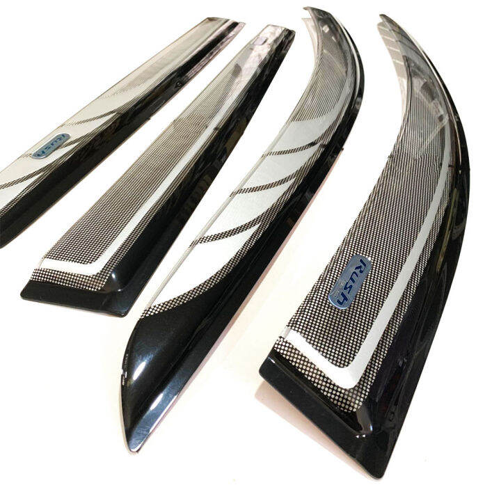 2019-2020 Toyota RUSH Rain Visor 2 Tone Black Net Silver | Lazada PH