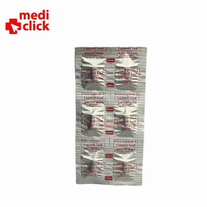 Ascof Forte 600mg - 10 TABLETS | Lazada PH