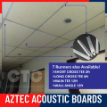 Aztec Acoustic Board - 60cm x 60cm (Fine Fissured) - Ceiling Board (10 ...