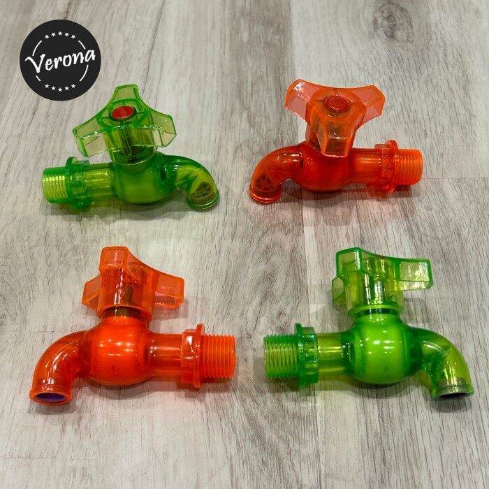 Kran Tembok PVC Transparan LOTUS 1/2"-3/4" | Lazada Indonesia