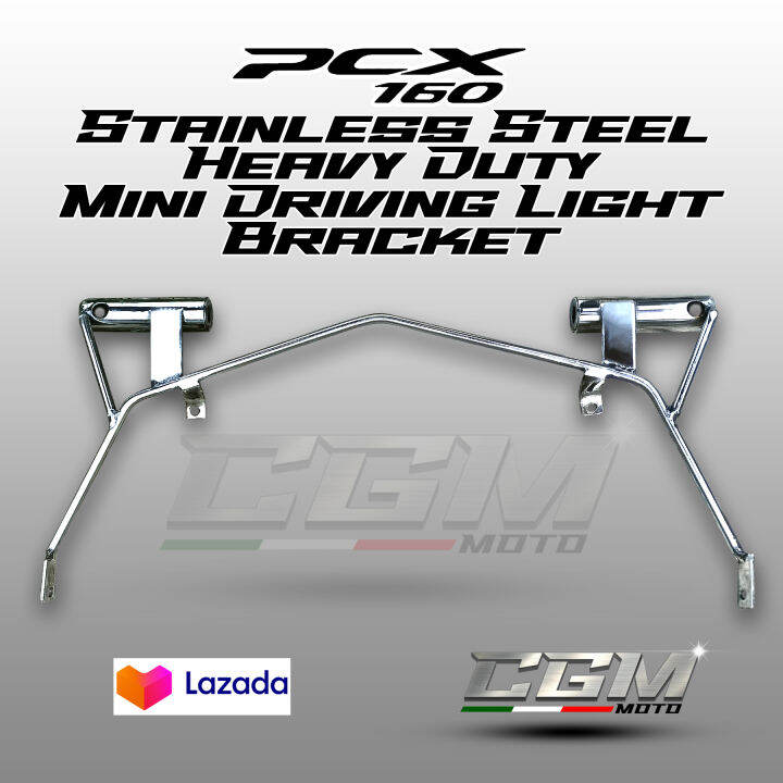 ⭐️ PCX 160 MDL Bracket Pure Stainless Steel Mini Driving Light Package ...