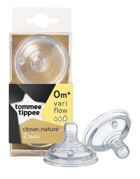 TOMMEE TIPPEE 0M+ CTN Vari-Flow Teats/Nipples Twin Pack | Lazada PH