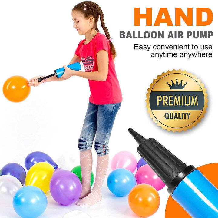 Manual Balloon Air Pump Portable Mini Hand Held Party Balloon Inflator ...