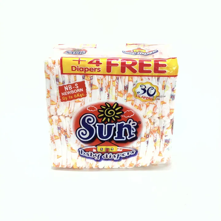 Sun Design Baby Diaper Newborn to Small 30's | Lazada PH