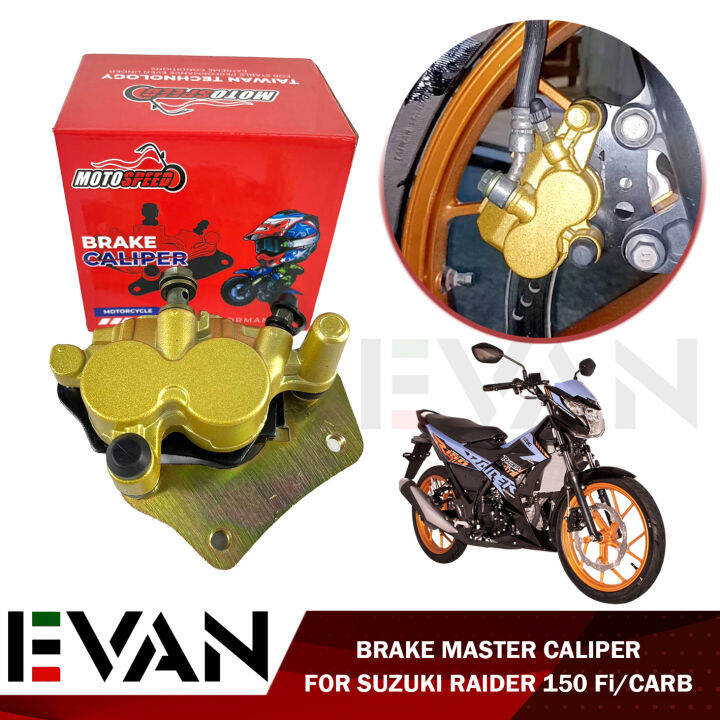 FRONT CALIPER FOR SUZUKI RAIDER 150 FI / CARB BURGMAN BRAKE CALIPER FOR ...