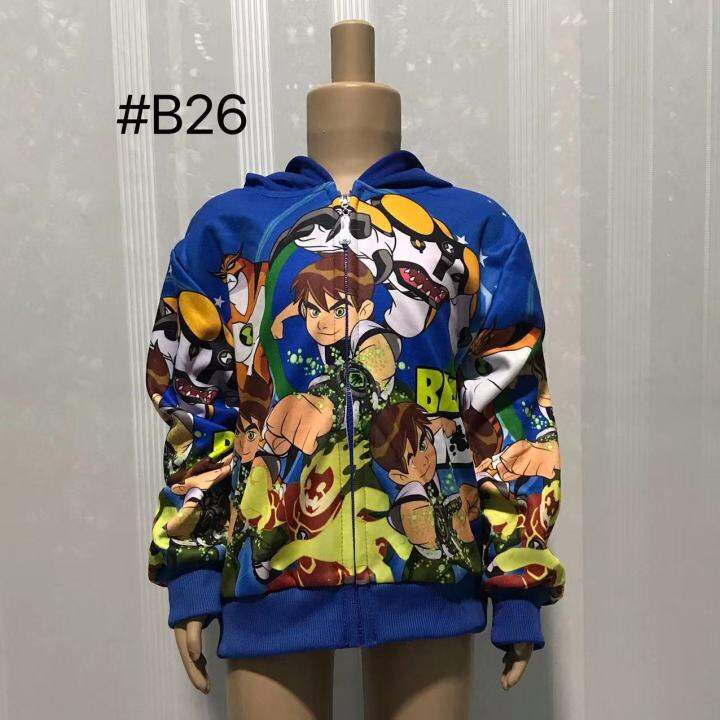 Boys Cute Cartoon Character Jacket New Kids Hooded Jacket #B26 | Lazada PH