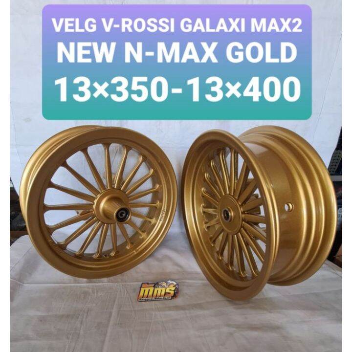 VELG VROSSI GALAXI MAX 2 NEW NMAX BLACK GOLD V ROSSI V-ROSSI | Lazada ...