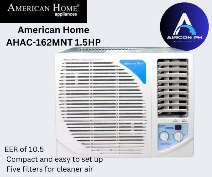 American Home AHAC-162MNT Window Type Aircon 1.5 HP | Lazada PH