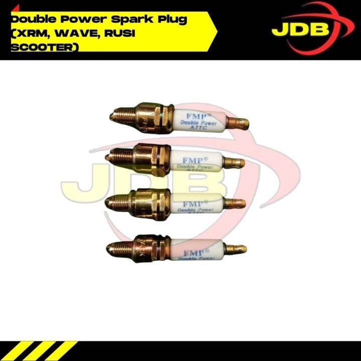 Double Power Spark Plug (XRM, WAVE, RUSI SCOOTER) | Lazada PH