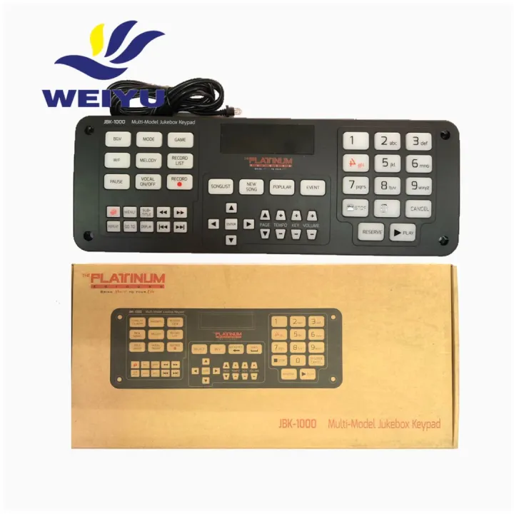 Original Platinum Jukebox Keypad for Platinum Kapitan JBK-1000 | Lazada PH