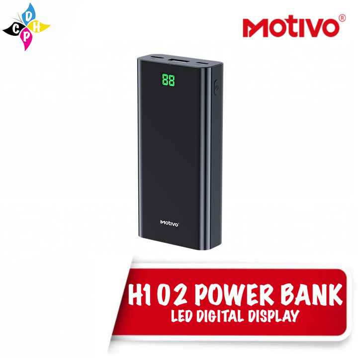 Motivo H102 10000mAh POWER BANK LED DIGITAL DISPLAY | Lazada PH