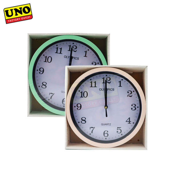 UNO WALL CLOCK 8.5INCH ASSORTED | Lazada PH