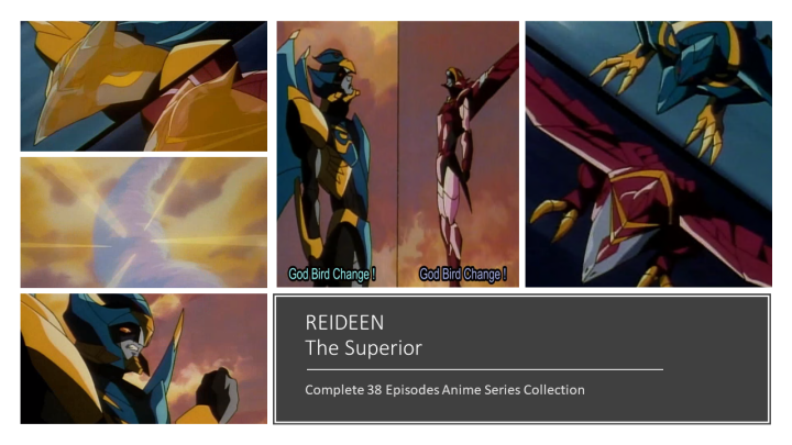 REIDEEN RAYDEEN RAIDEEN The Superior 38 Episodes Complete Robot Anime ...