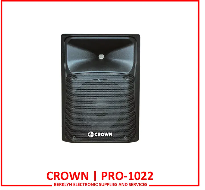 Crown PRO-1022 PROFESSIONAL INSTRUMENT SPEAKER SYSTEM BAFFLES | Lazada PH