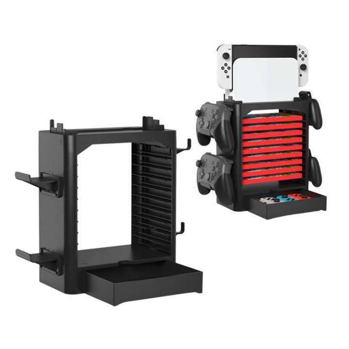 OLED Pro Console Holder Accessories Storage Stand for Switch Game CD ...