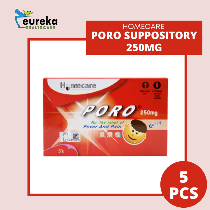 PORO SUPPOSITORY 250MG 5'S/ST | Lazada