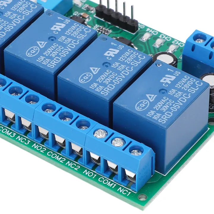 Delay Board, 4 Channel Relay Module Lightweight for Electronics for ...