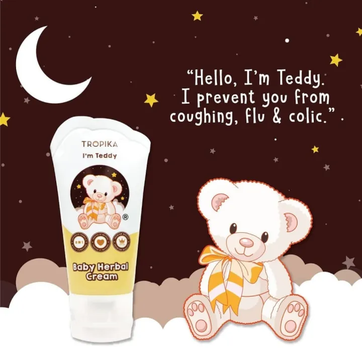 TROPIKA BABY HERBAL CREAM WITH VCO/BALM BABY/SELSEMA/BATUK/KEMBUNG ...