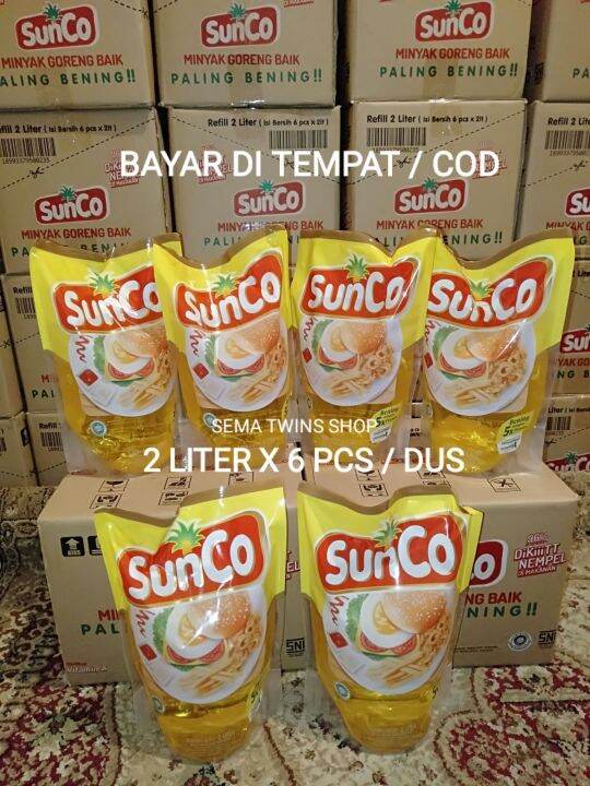 Minyak Goreng Sunco 2liter (1 dus isi 6) | Lazada Indonesia