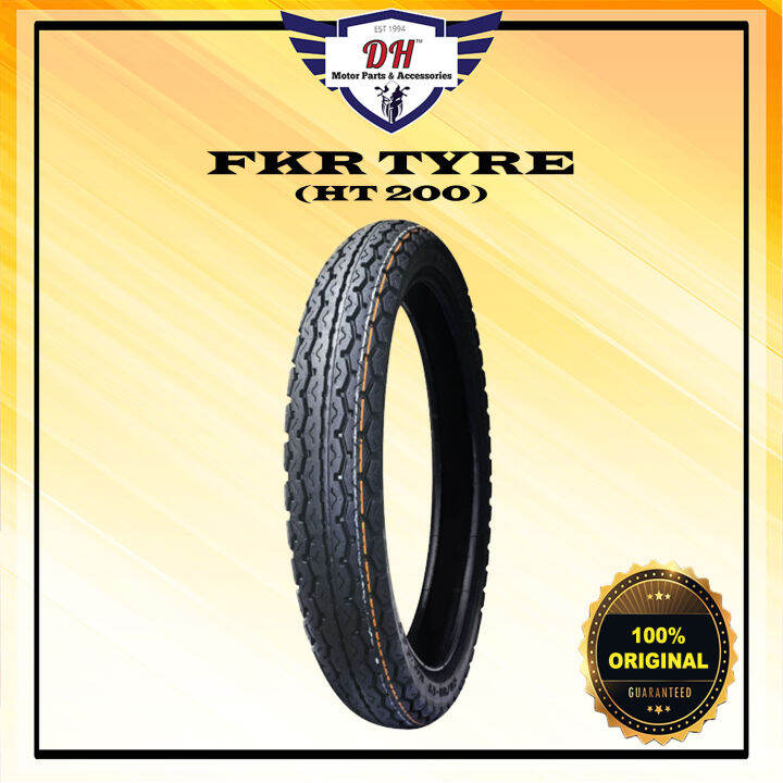 FKR TYRE MOTORCYCLE HT200 TUBELESS TAYAR | Lazada
