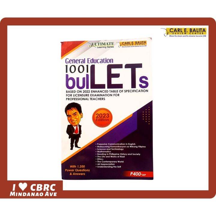 [COD]ff150ldqm354 CBRC LET REVIEWER GENERAL EDUCATION 1001 bulLETS ...