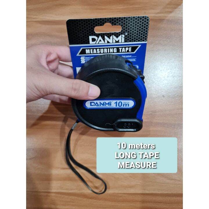 Steel Tape Measure 10 Meters Metro Long Rubberized Cover Big Number ...