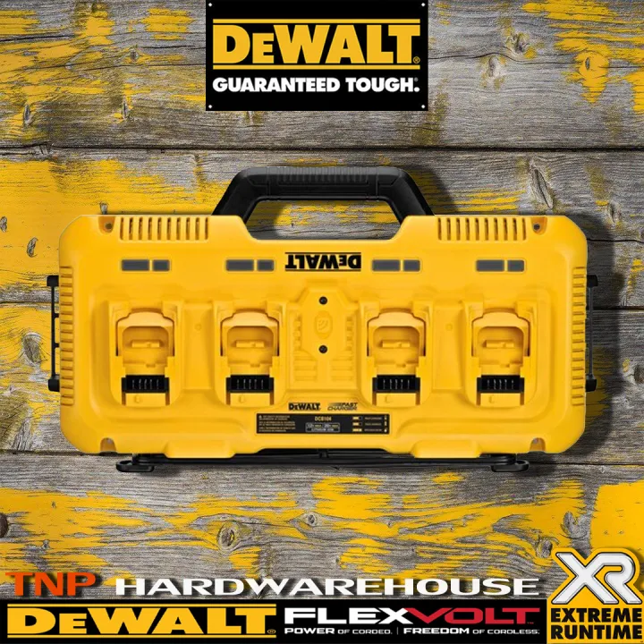 DEWALT แท่นชาร์จแบตเตอรี่ 4 ช่อง 12/20/60V Max รุ่น DCB104-QW | Lazada ...