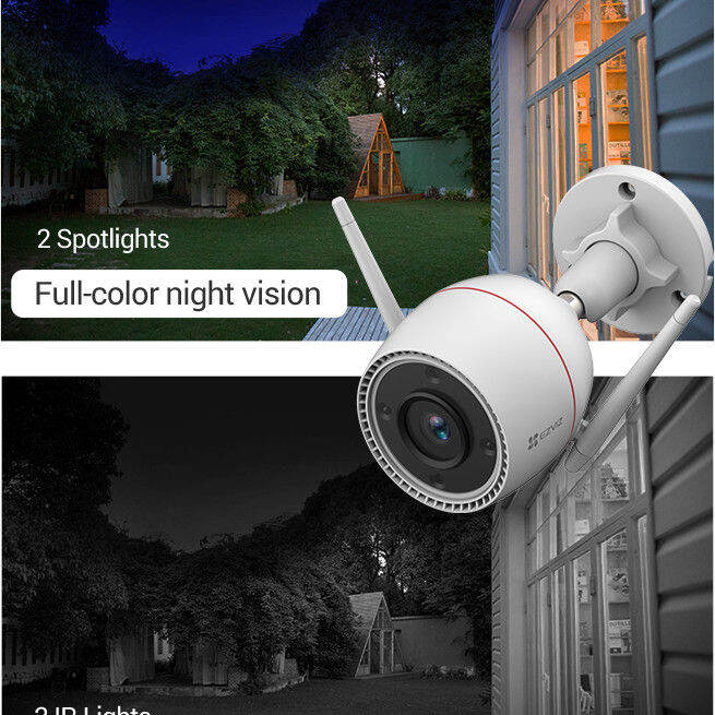 EZVIZ H3C 2MP Full Color Smart Wifi CCTV IP Camera Wireless Outdoor ...