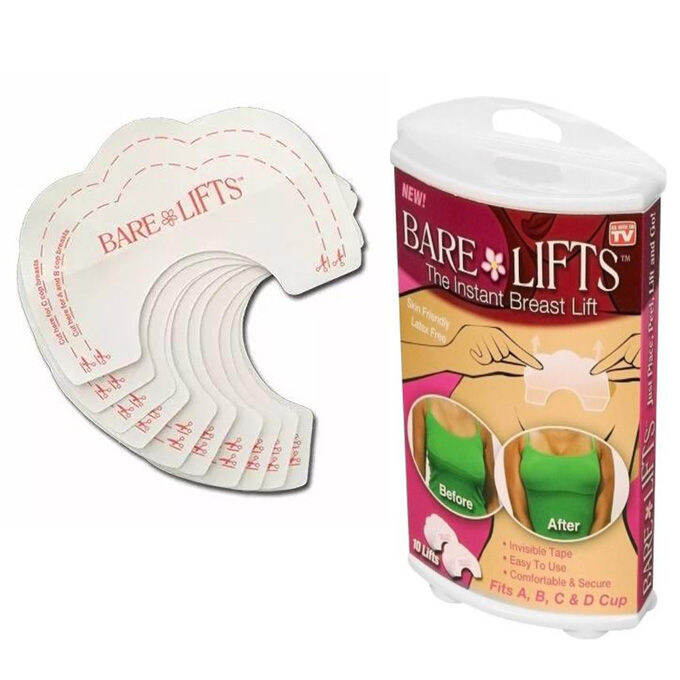 Moriko Bare Lifts As Seen On TV Instant Breast Lift Invisible Lifting Push Up Tape With Support ...