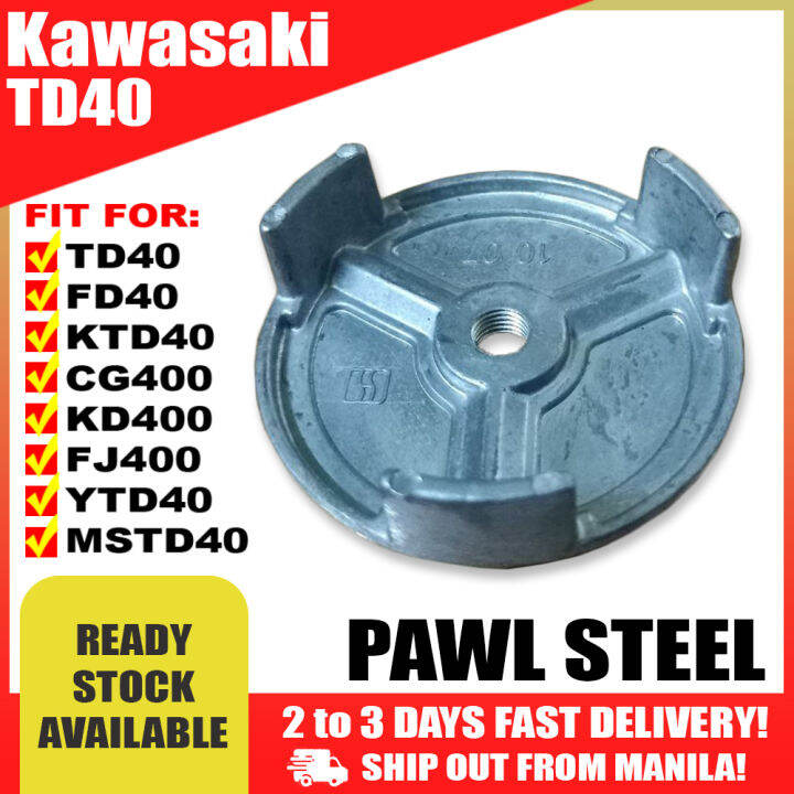 TD40 Pawl Steel TD40 Starter Pulley for Kawasaki 2 stroke TD40 FD40 ...