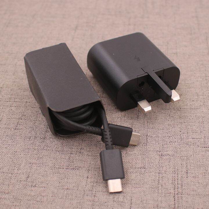 Original Samsung 25W UK Plug PD Charger USB C Fast Charging Wall ...